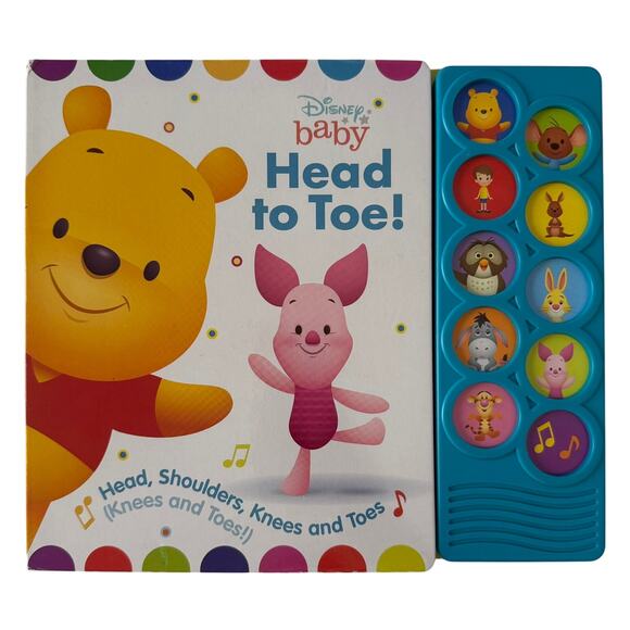 Disney | Toys | Disney Baby Pooh Bear Head To Toe Sound Book New | Poshmark
